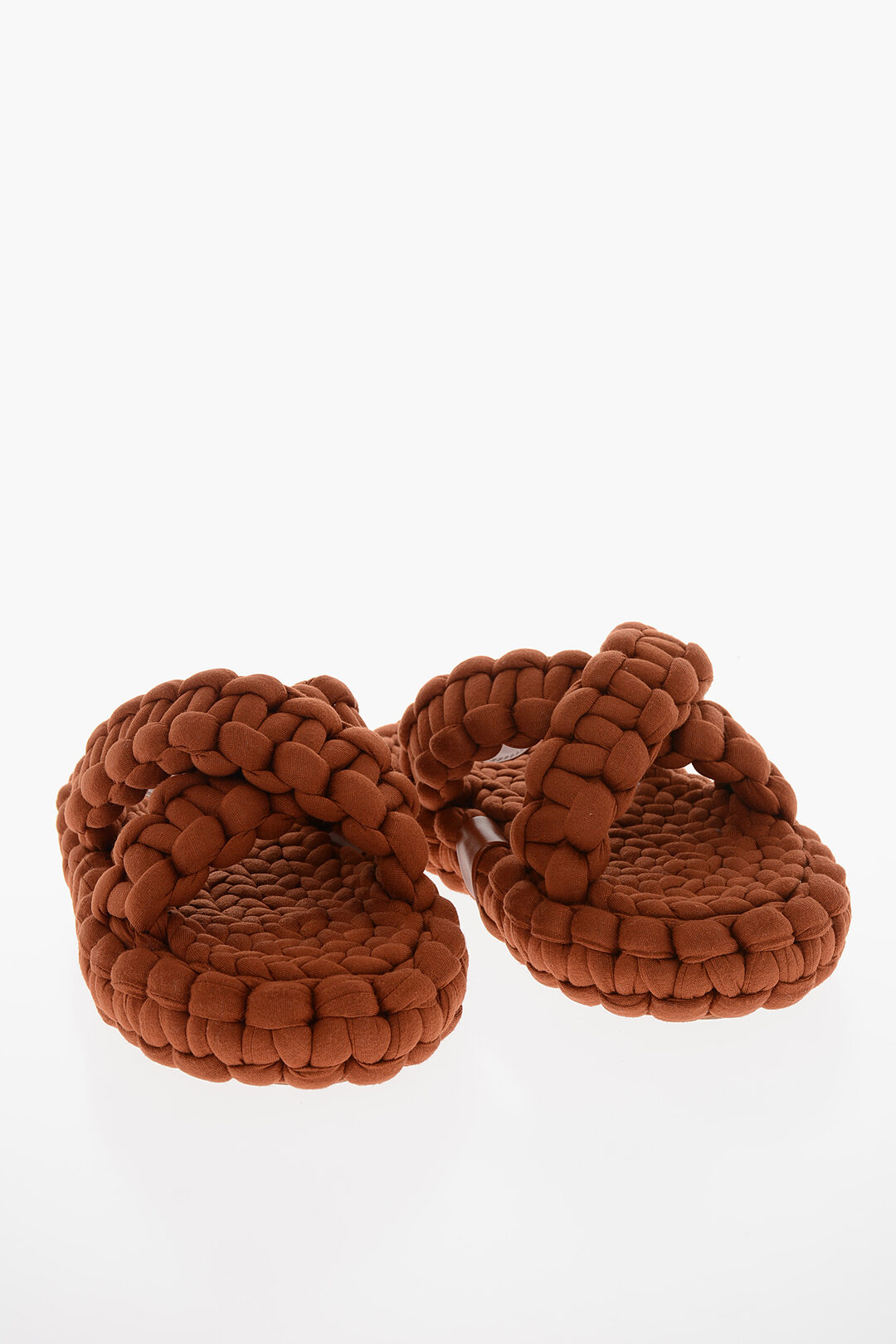 Chloe Braided-textile KAMY Slides with Statement Sole women - Glamood ...