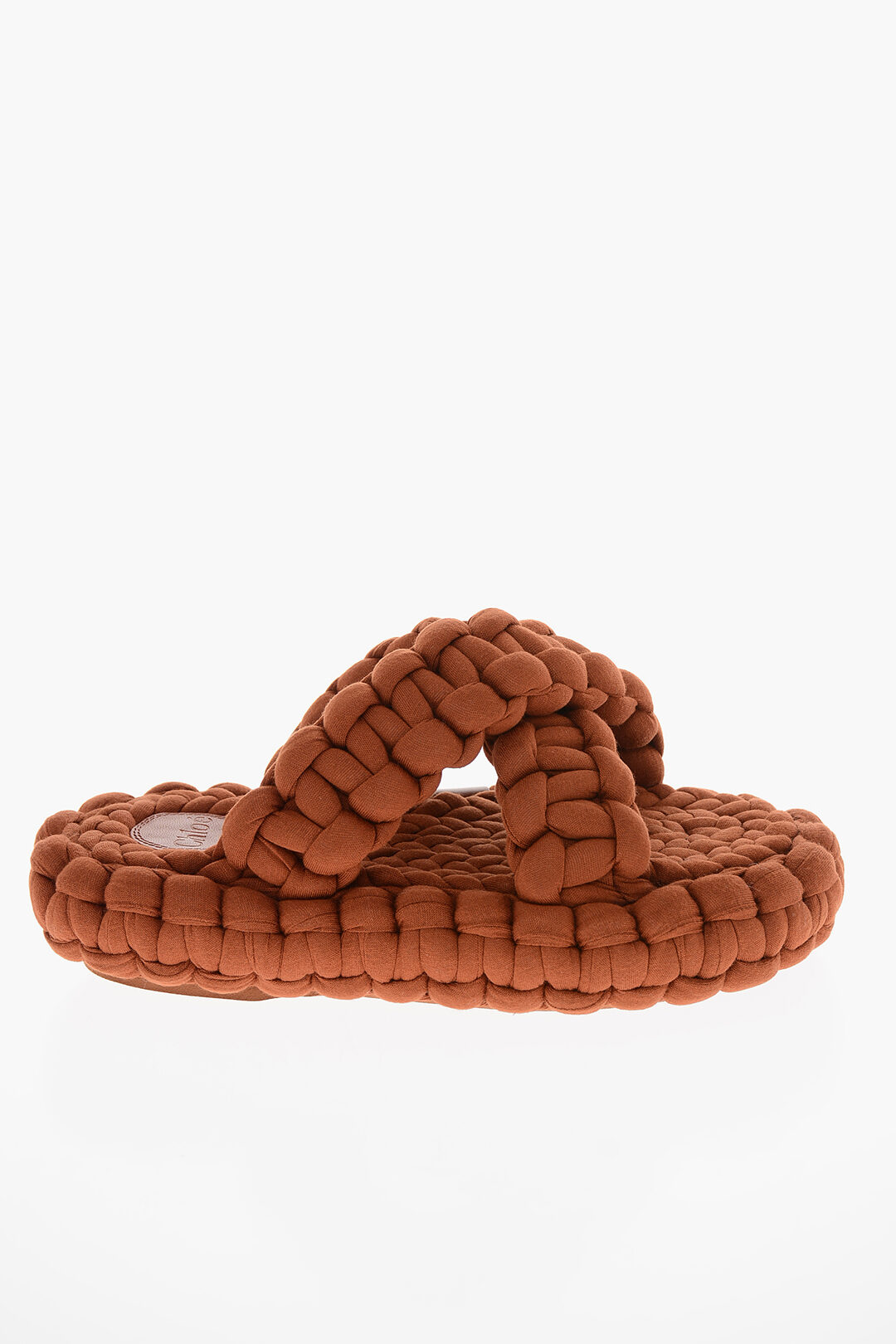 Chloe Braided-textile KAMY Slides with Statement Sole women - Glamood ...