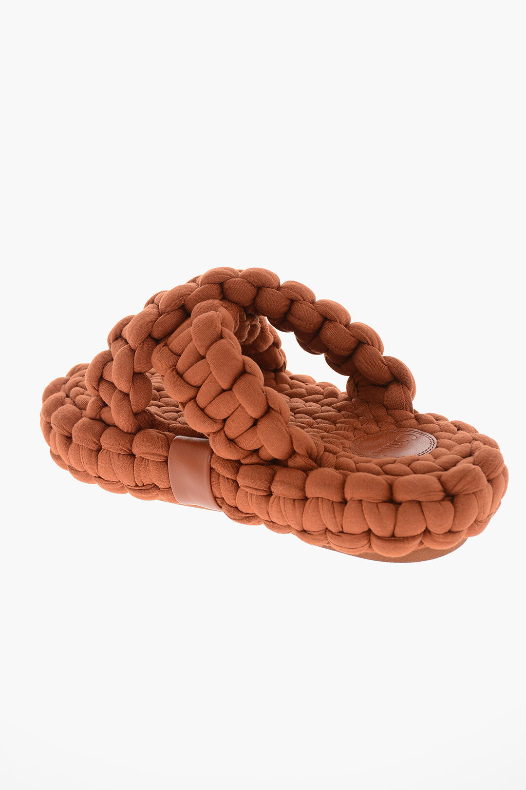 Chloe Braided-textile KAMY Slides with Statement Sole women - Glamood ...