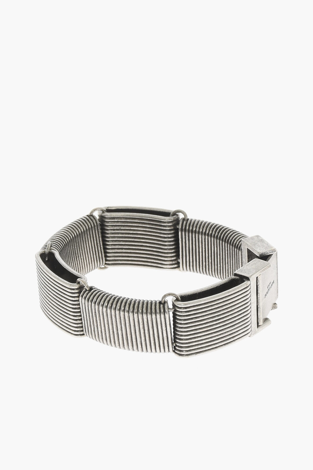 Saint Laurent Brass Silver-Effect Bracelet men - Glamood Outlet