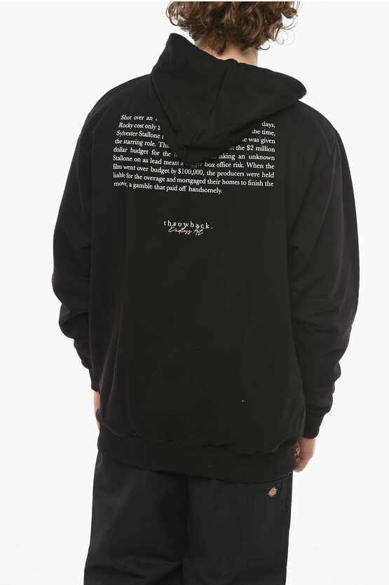 Throwback Brushed Cotton 1976 ROCKY BALBOA Hoodie men - Glamood Outlet