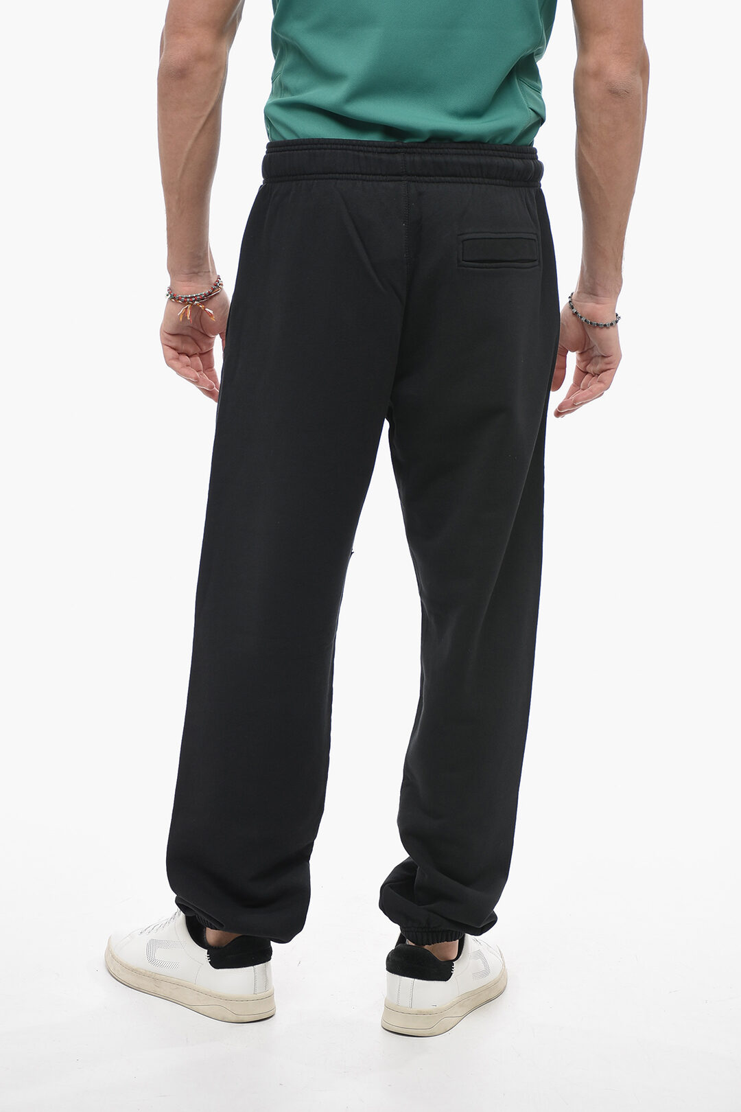 Marcelo Burlon Brushed Cotton Pants with Embroidered Logo men - Glamood ...