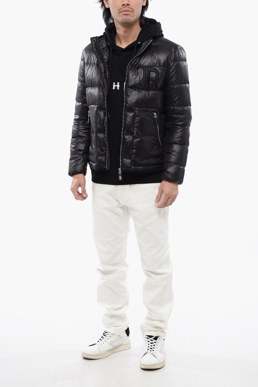 John Richmond BULET Down Jacket With Embroidered Logo men - Glamood Outlet