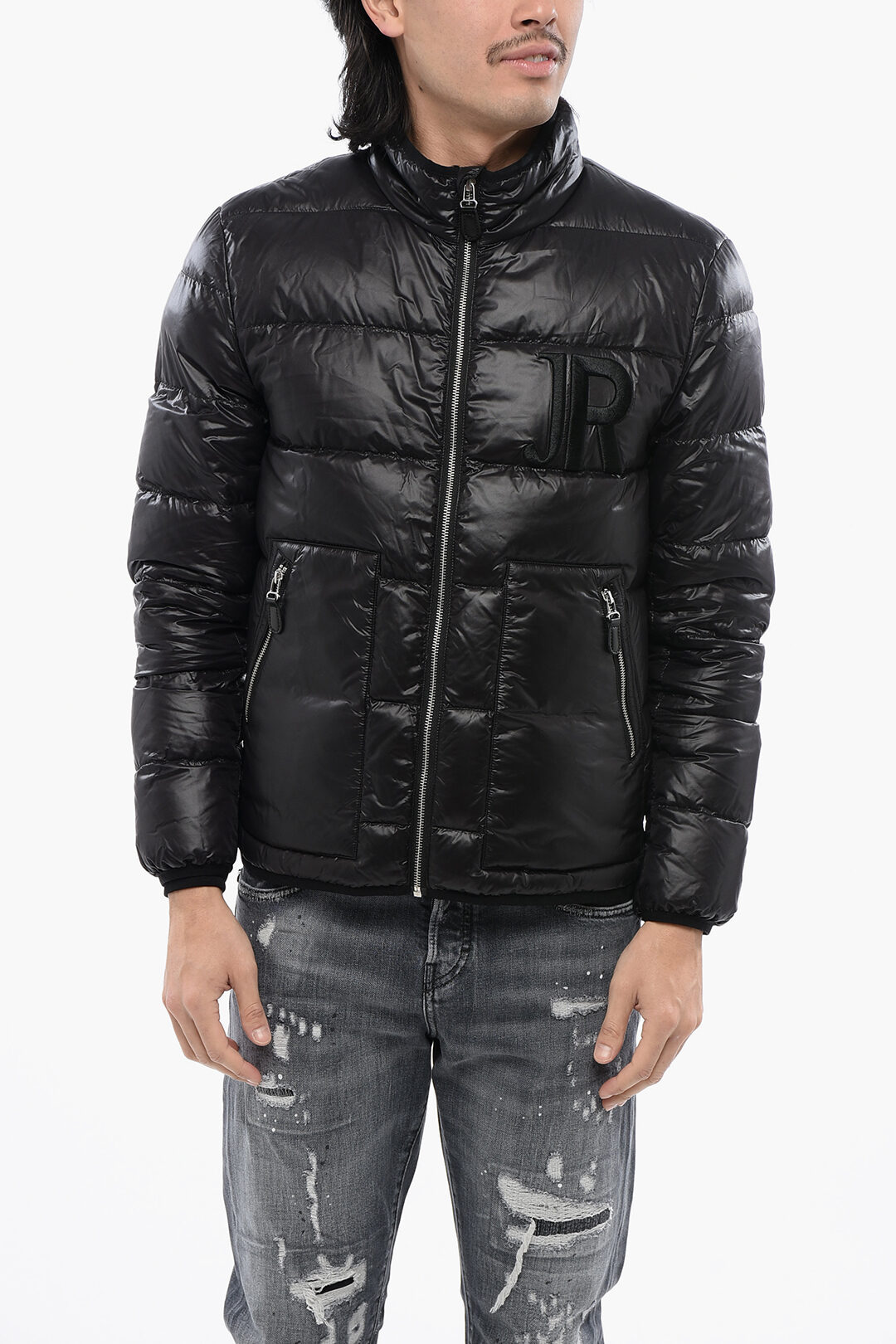 John Richmond BULET Down Jacket With Embroidered Logo men - Glamood Outlet