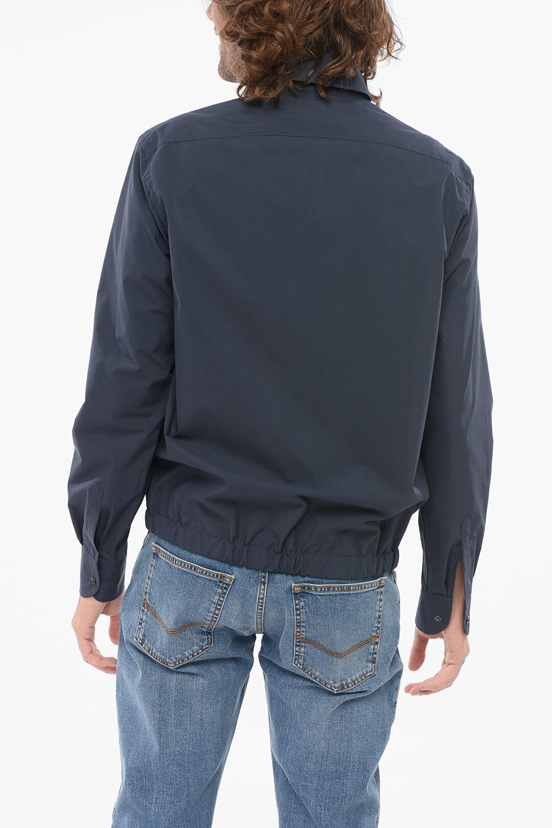 Corneliani Button-down Collar Windbreaker Jacket men - Glamood Outlet