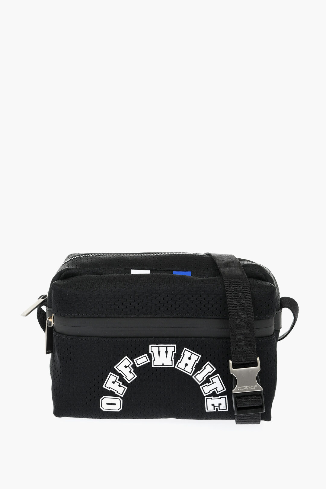 Off-White Camera Bag in Nylon Traforato con Logo Stampato uomo ...