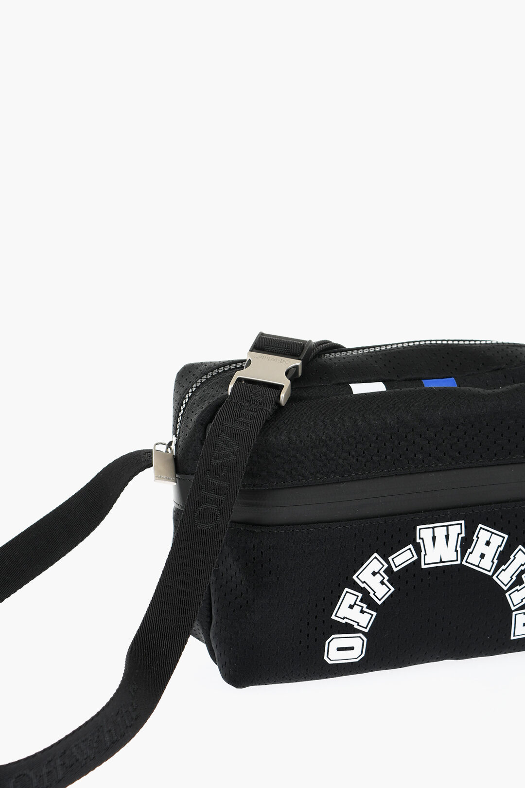 Off-White Camera Bag in Nylon Traforato con Logo Stampato uomo ...