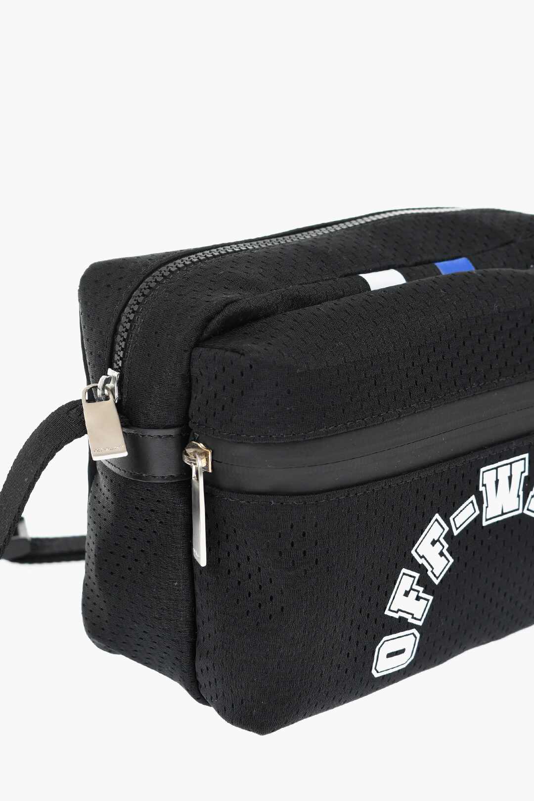 Off-White Camera Bag in Nylon Traforato con Logo Stampato uomo ...