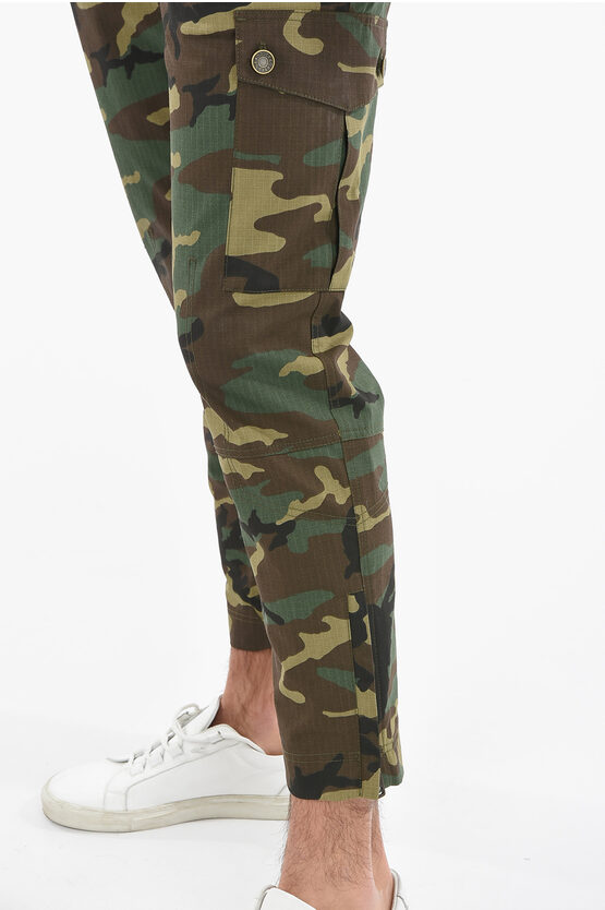 Dolce & Gabbana Camo-printed Cargo Pants with Ankle Zips men - Glamood ...
