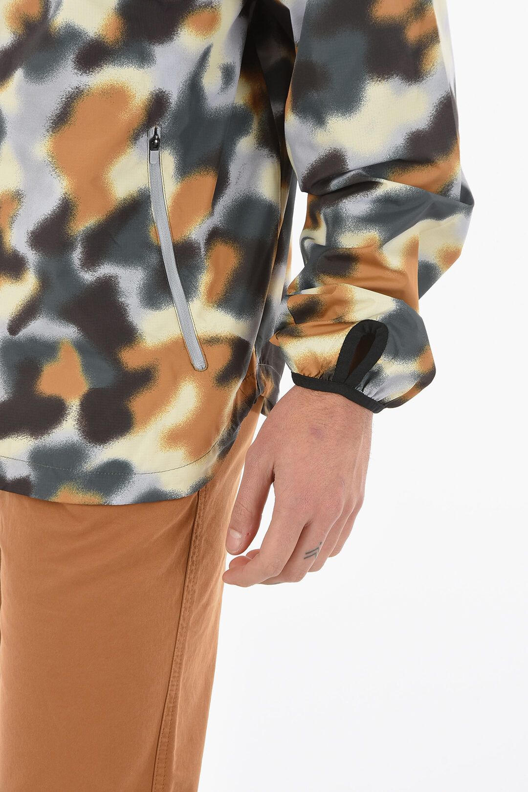 Kenzo Camo-printed Hooded Windbreaker with Drawstring men - Glamood Outlet