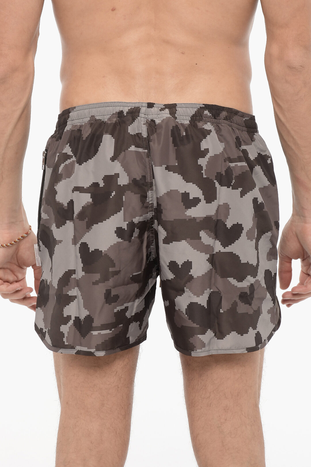 Neil Barrett Camouflage Motif Slim Fit Swim Shorts men - Glamood Outlet