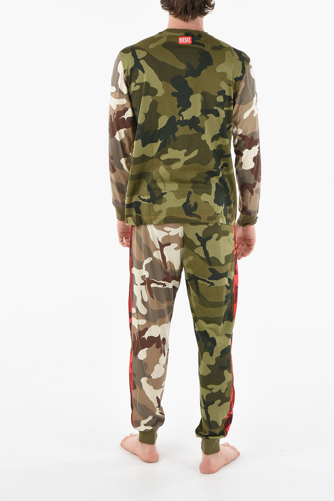 Diesel Camouflage UMSET-JUSTIN-PAS Long Pyjamas Set men - Glamood Outlet