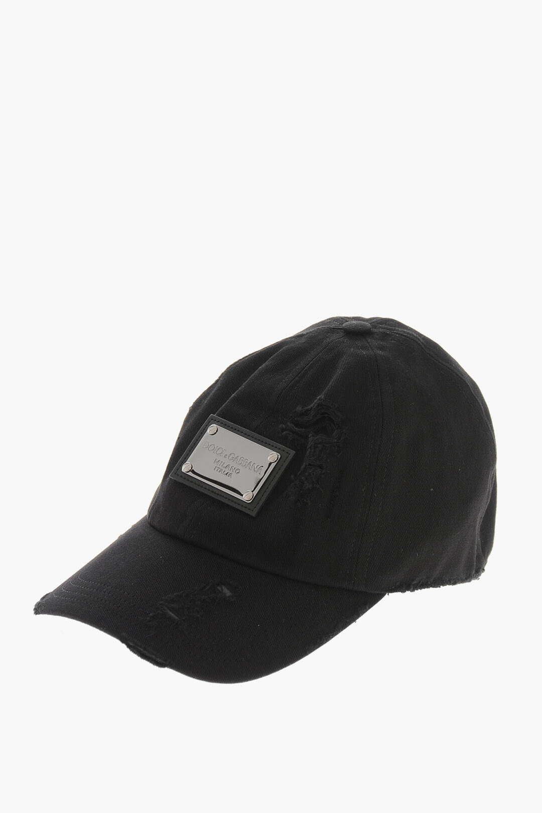 Dolce & Gabbana Canvas Baseball Cap with Metal Plate men - Glamood Outlet