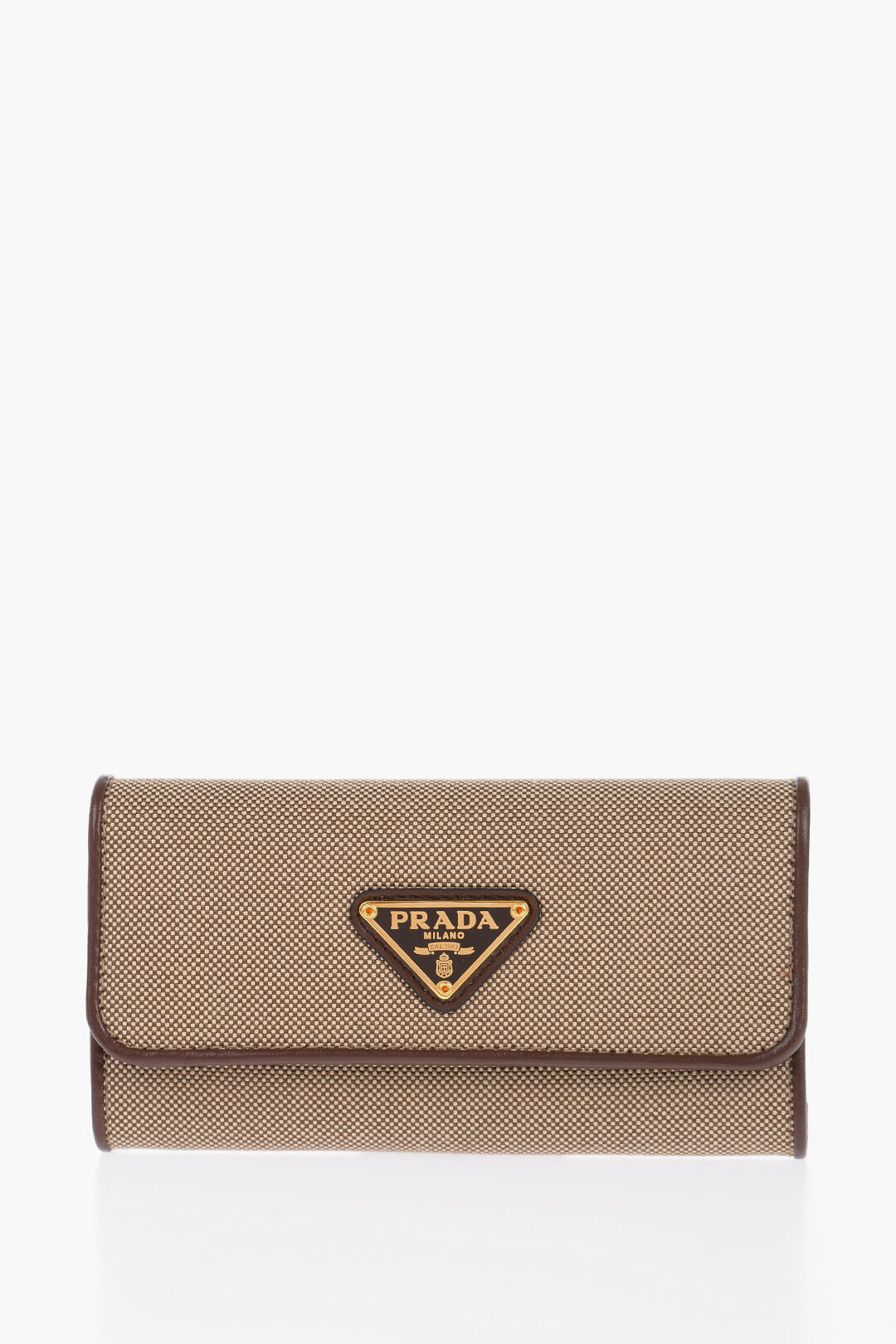 Prada Canvas Key Case with Logo Plaque women - Glamood Outlet