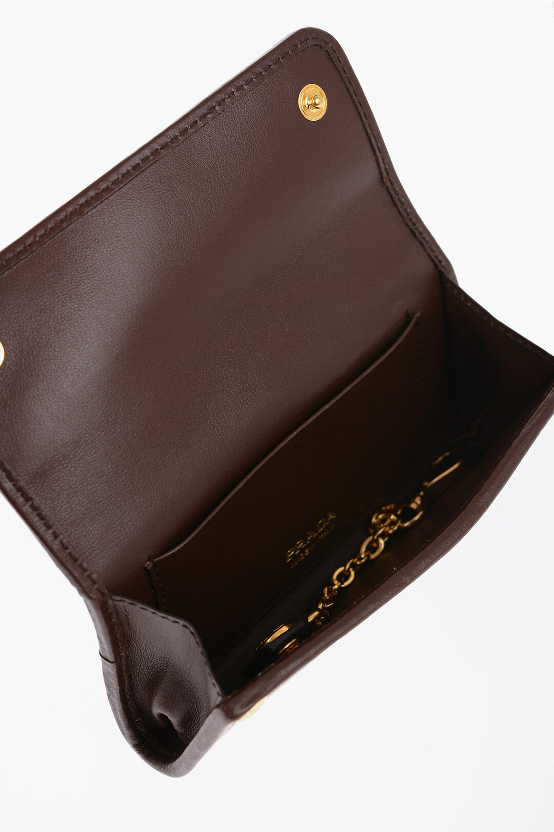 Prada Canvas Key Case with Logo Plaque women - Glamood Outlet