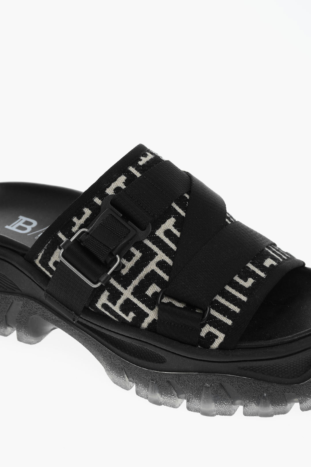 Balmain Canvas Slides With Straps men - Glamood Outlet