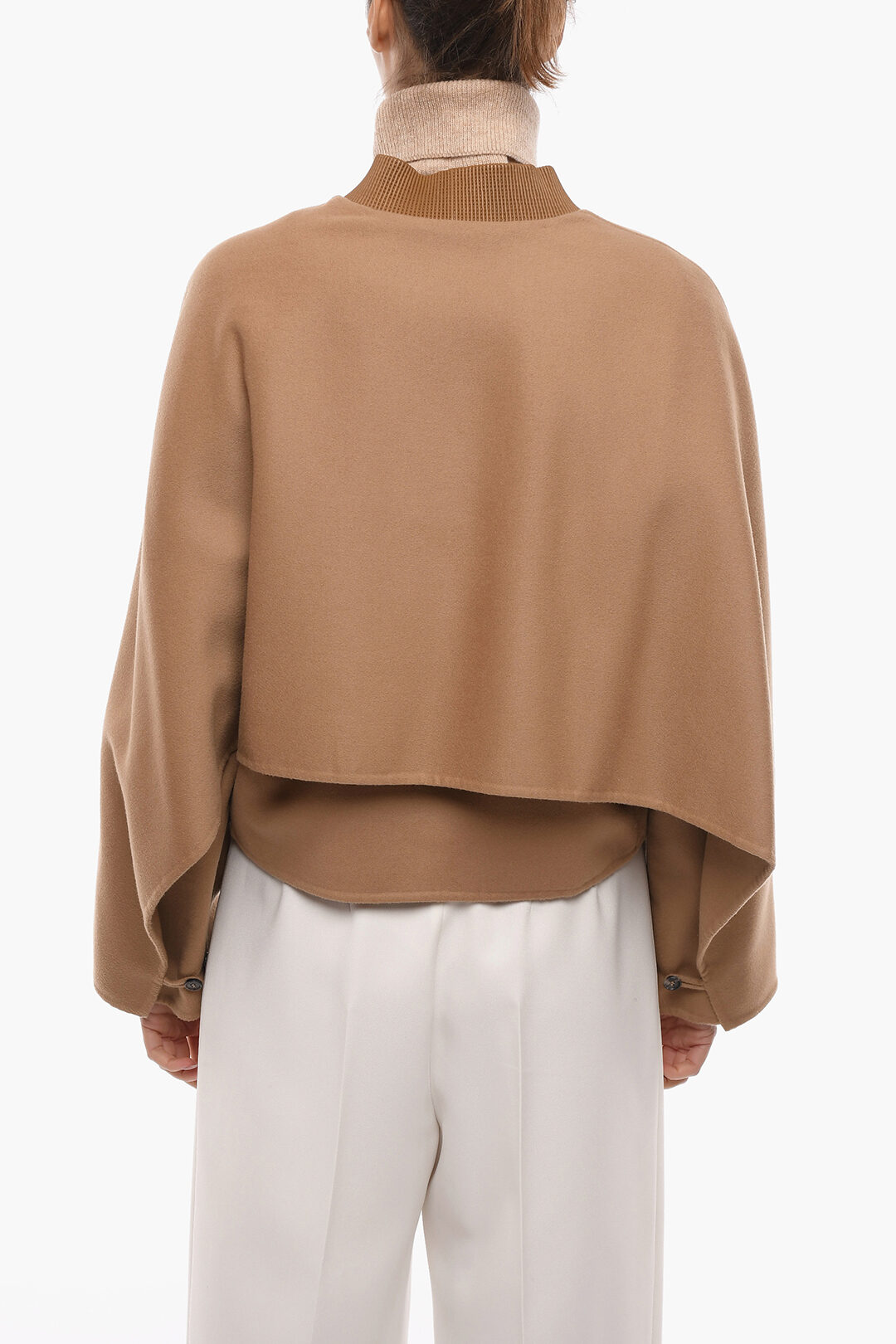 Loewe Cape Design Cashmere Blend Coat women - Glamood Outlet Loewe Cape Design Cashmere Blend Coat women - Glamood Outlet
