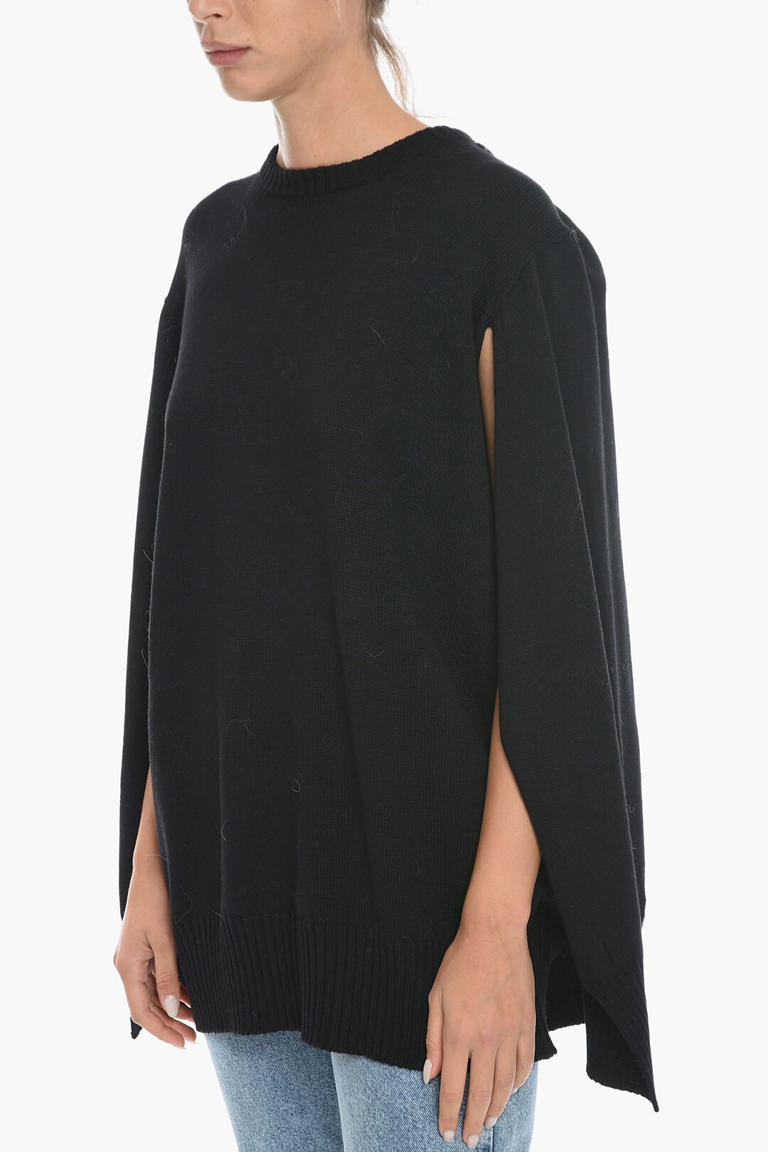 Jil Sander Cape Design Wool Sweater women - Glamood Outlet