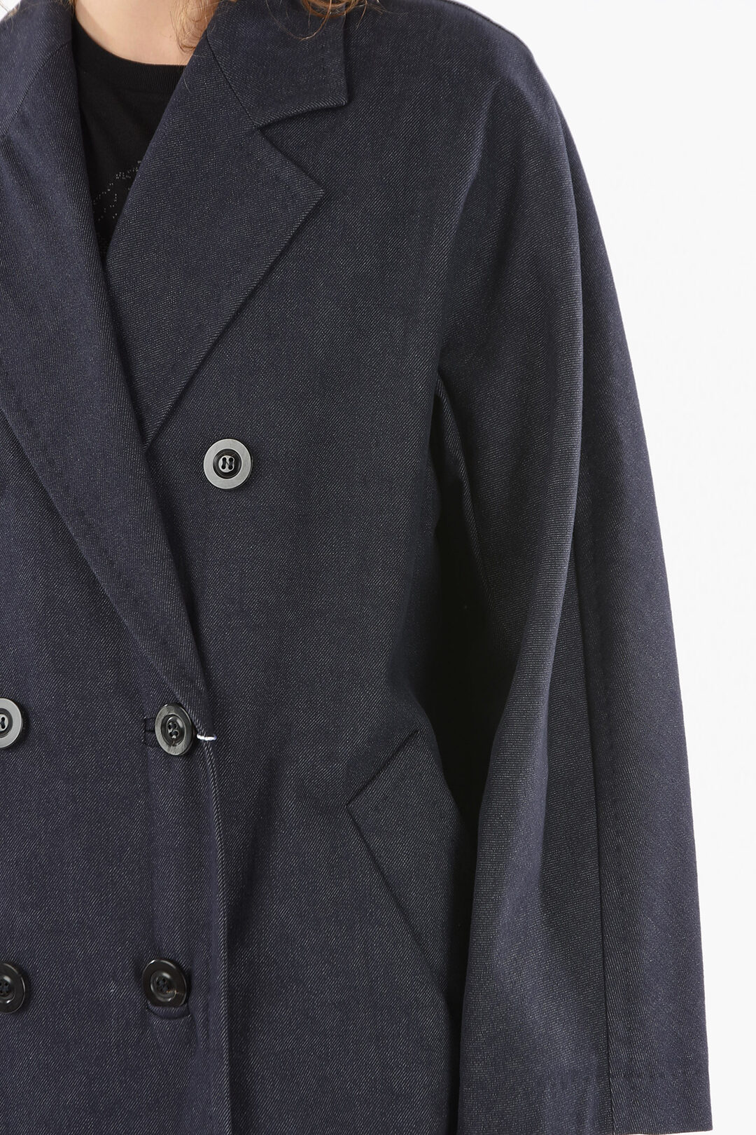 Max Mara Cappotto BACCO Sfoderato Doppiopetto con Tasche con Aletta donna - Glamood Outlet