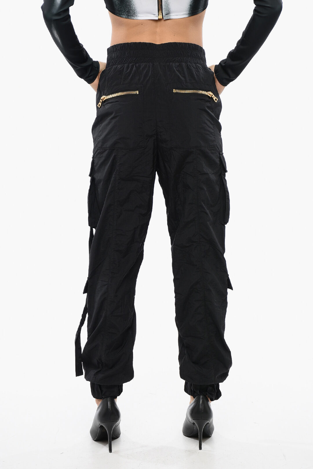 Balmain Cargo Pants With Mesh Details women - Glamood Outlet