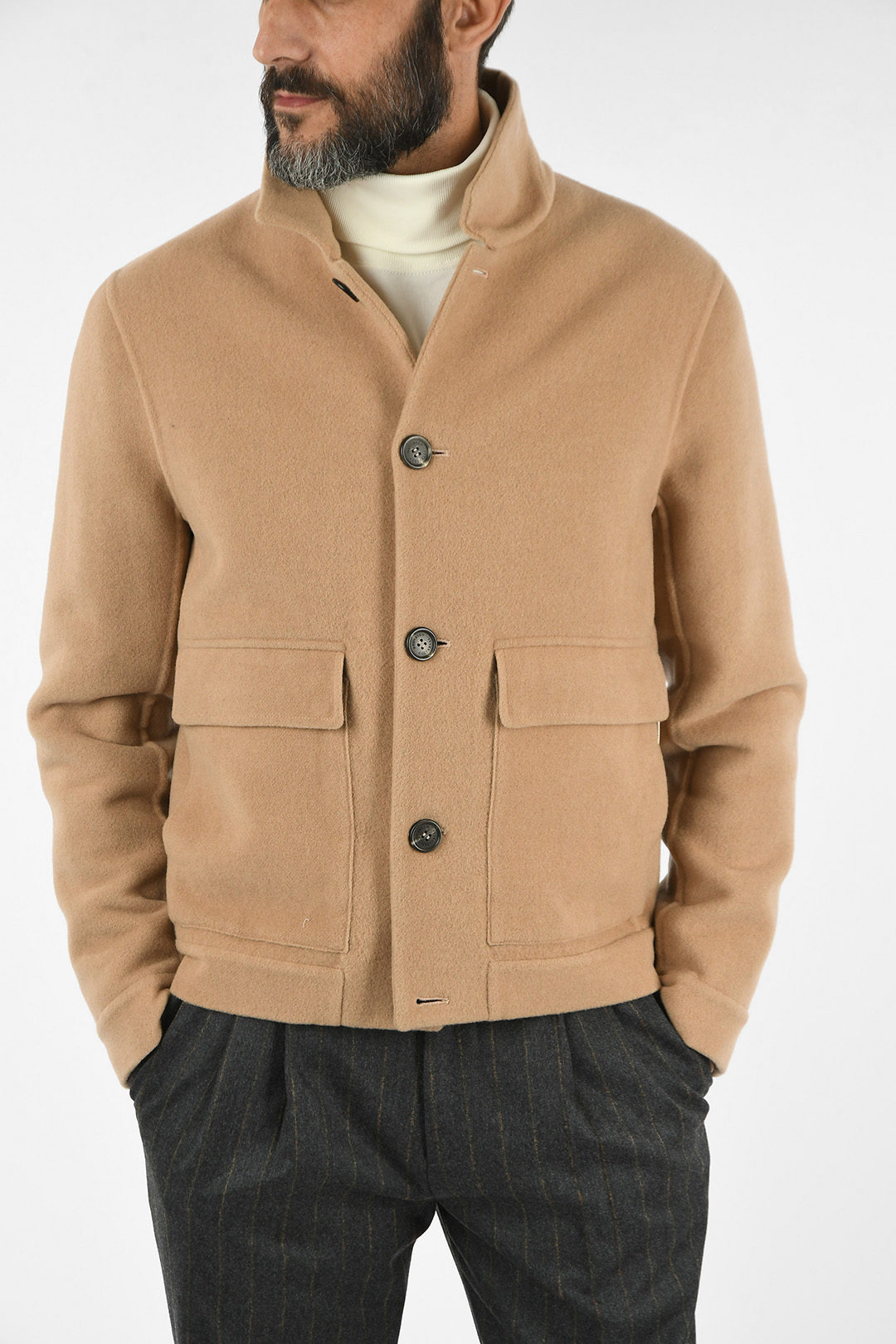 Brunello Cucinelli Cashmere and Virgin Wool Outerwear jacket men ...