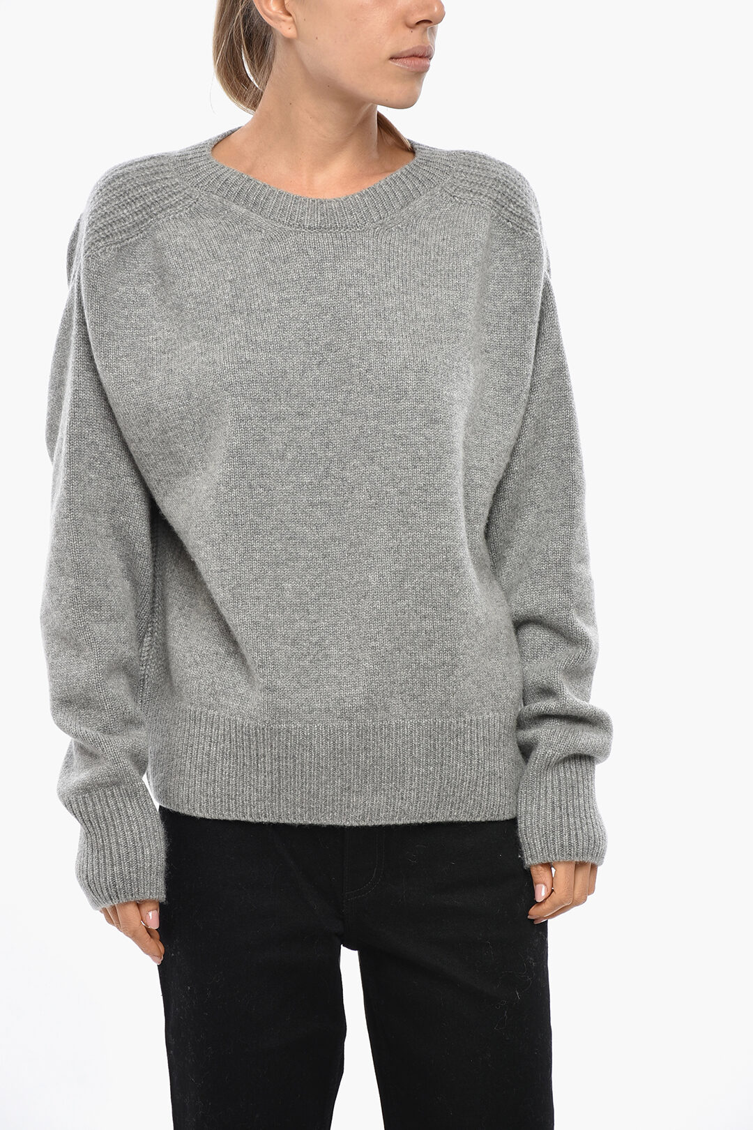 Sa Su Phi Cashmere Open Back Crew-Neck Sweater women - Glamood Outlet