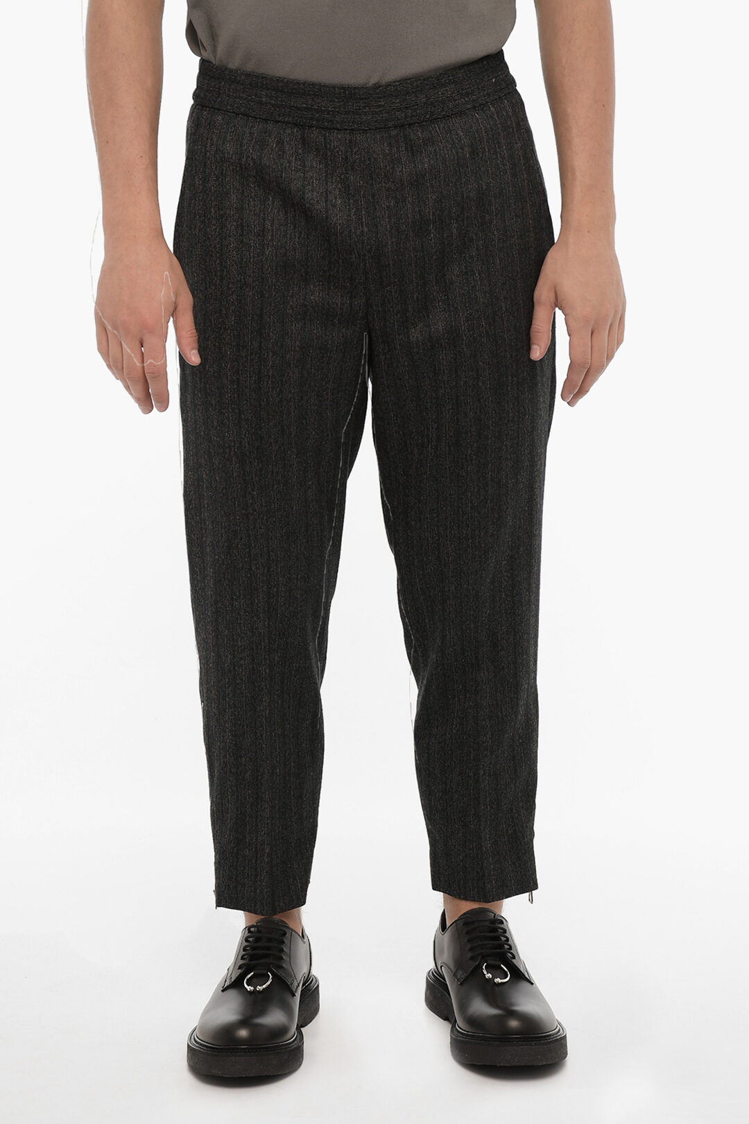 Neil Barrett Casual Slim-Fit Virgin Wool Trousers men - Glamood Outlet