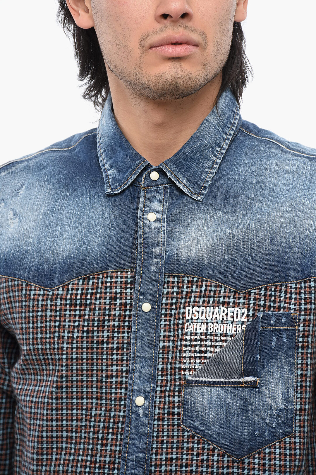 Dsquared2 CATEN BROTHERS Flannel Shirt men - Glamood Outlet