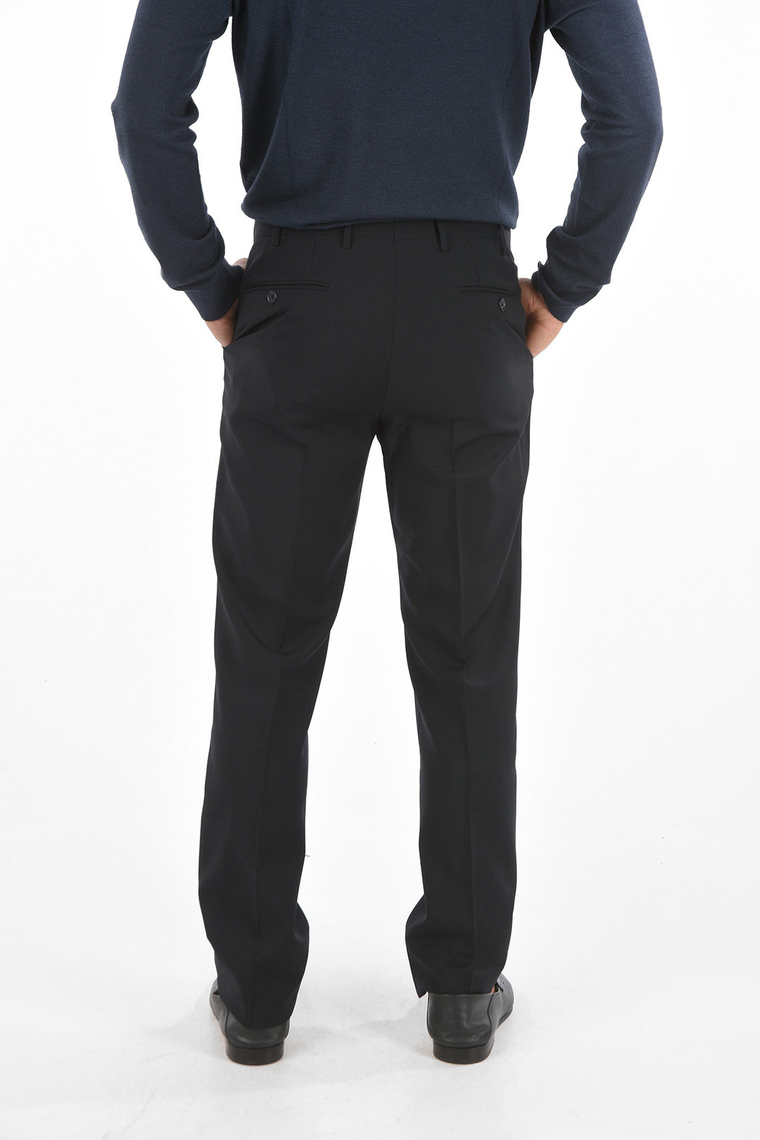 Corneliani CC COLLECTION 4 Pocket RIGHT Hidden Fastening Pants men ...