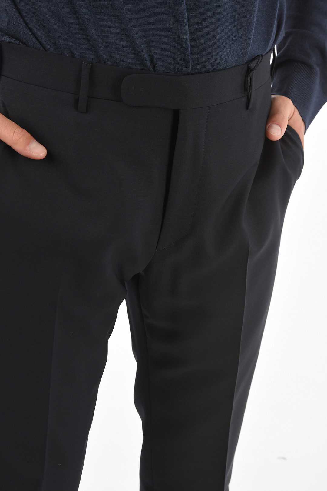 Corneliani CC COLLECTION 4 Pocket RIGHT Hidden Fastening Pants men ...