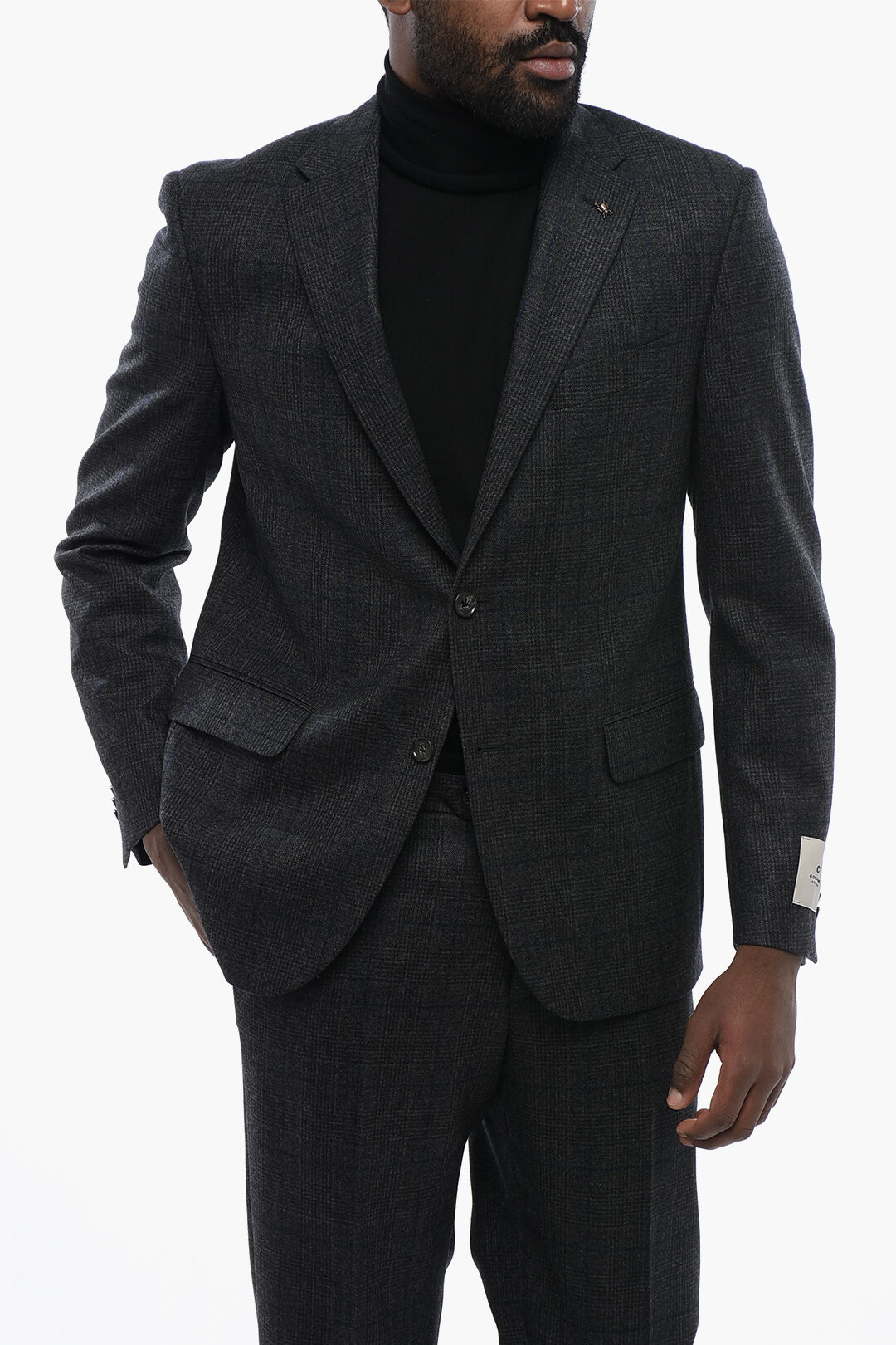 Corneliani CC COLLECTION District Check Wool RIGHT Suit men - Glamood ...