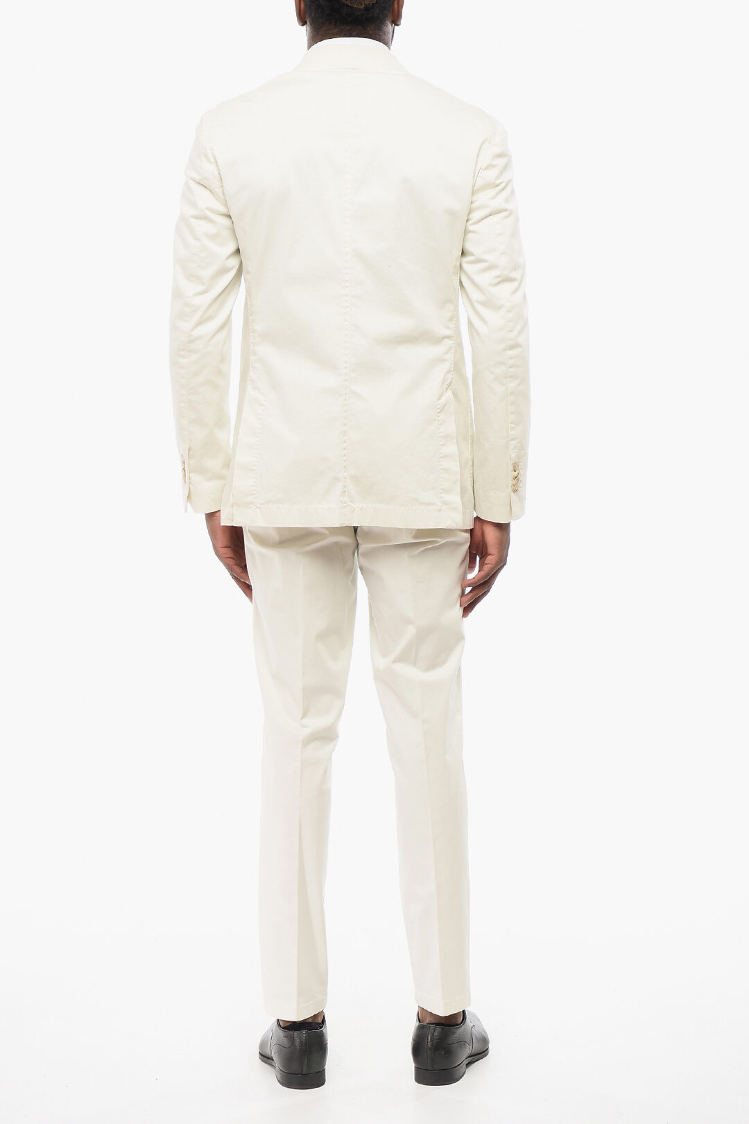 Corneliani CC COLLECTION Double Breasted Unlined Suit With Peak lapel ...