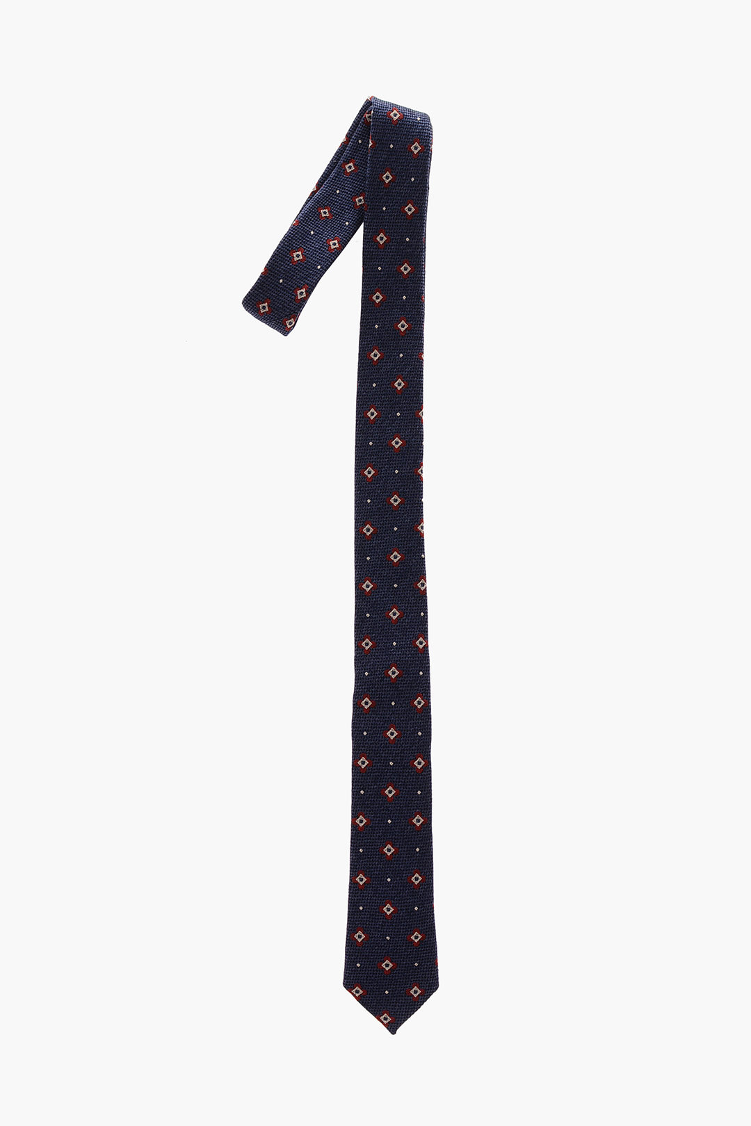 Corneliani CC COLLECTION embroidered kipper tie men - Glamood Outlet
