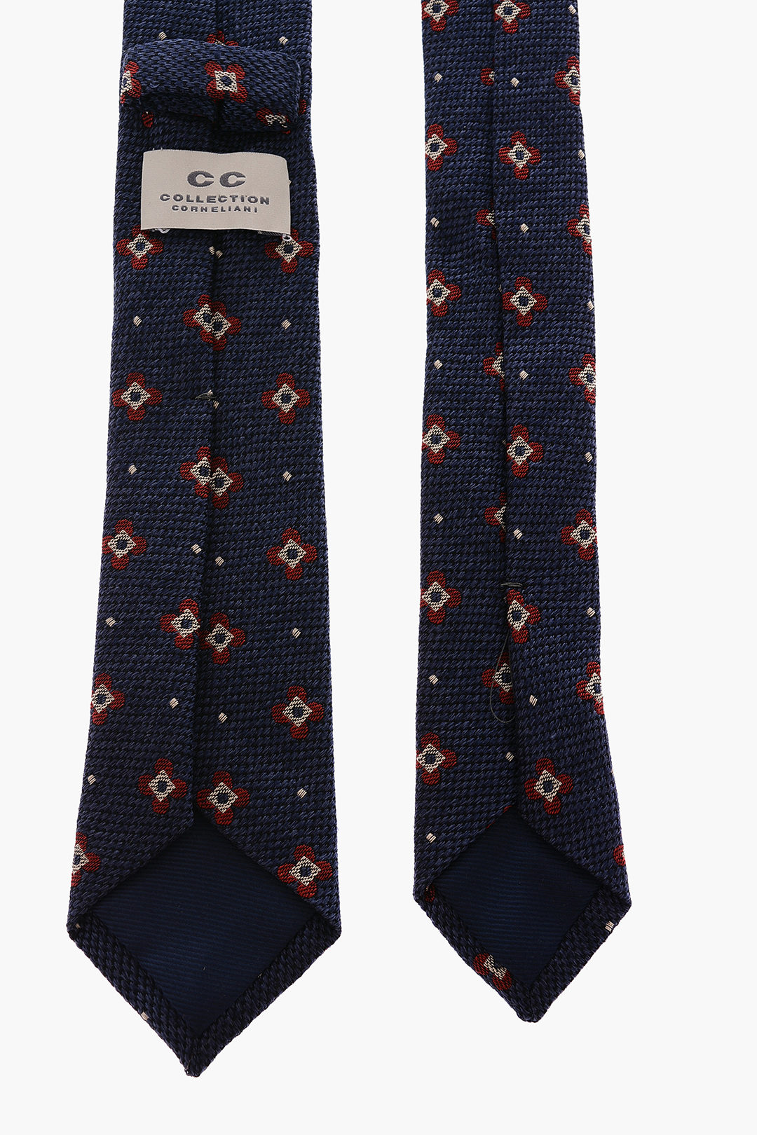 Corneliani CC COLLECTION embroidered kipper tie men - Glamood Outlet