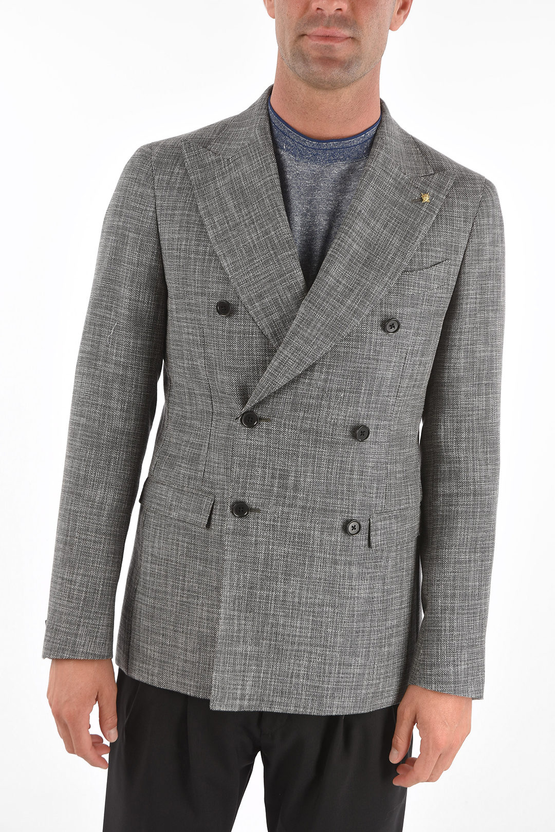Corneliani CC COLLECTION giacca doppio petto REWARD due spacchi revers ...
