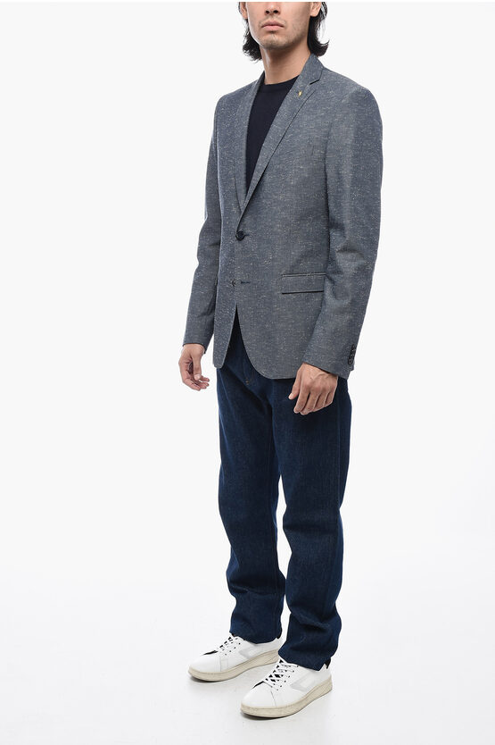Corneliani CC COLLECTION Half-lined Blazer with Flap Pockets men ...