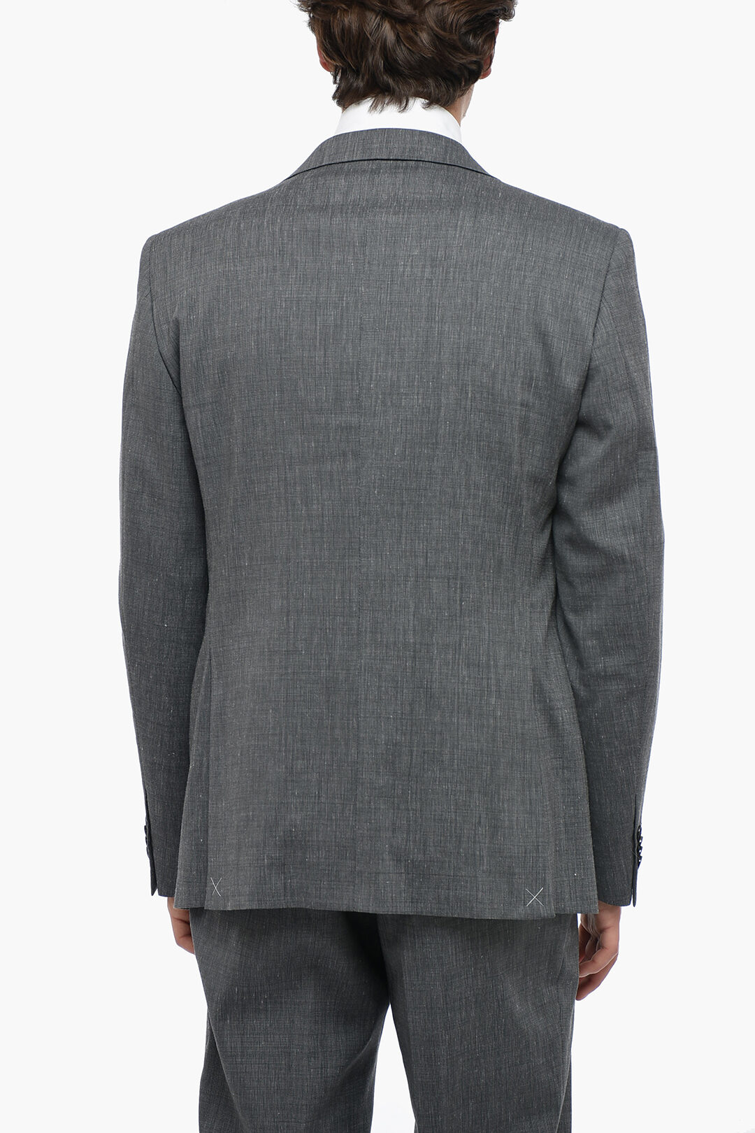 Corneliani CC COLLECTION Linen Blend REFINED Suit with Vest men ...