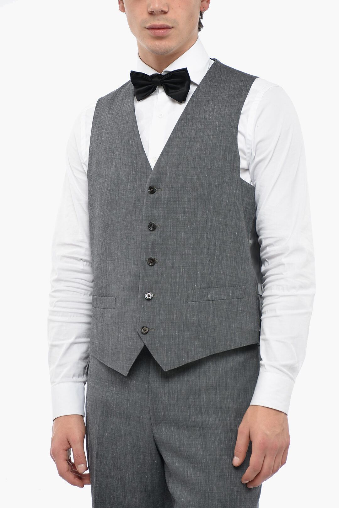 Corneliani CC COLLECTION Linen Blend REFINED Suit with Vest men ...