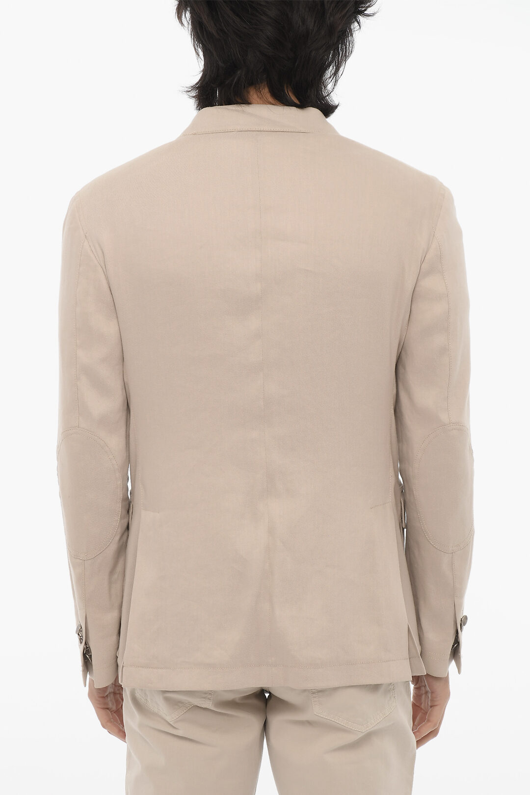 Corneliani CC COLLECTION Linen Blend Unlined REFINED 3-Button Blazer men - Glamood Outlet
