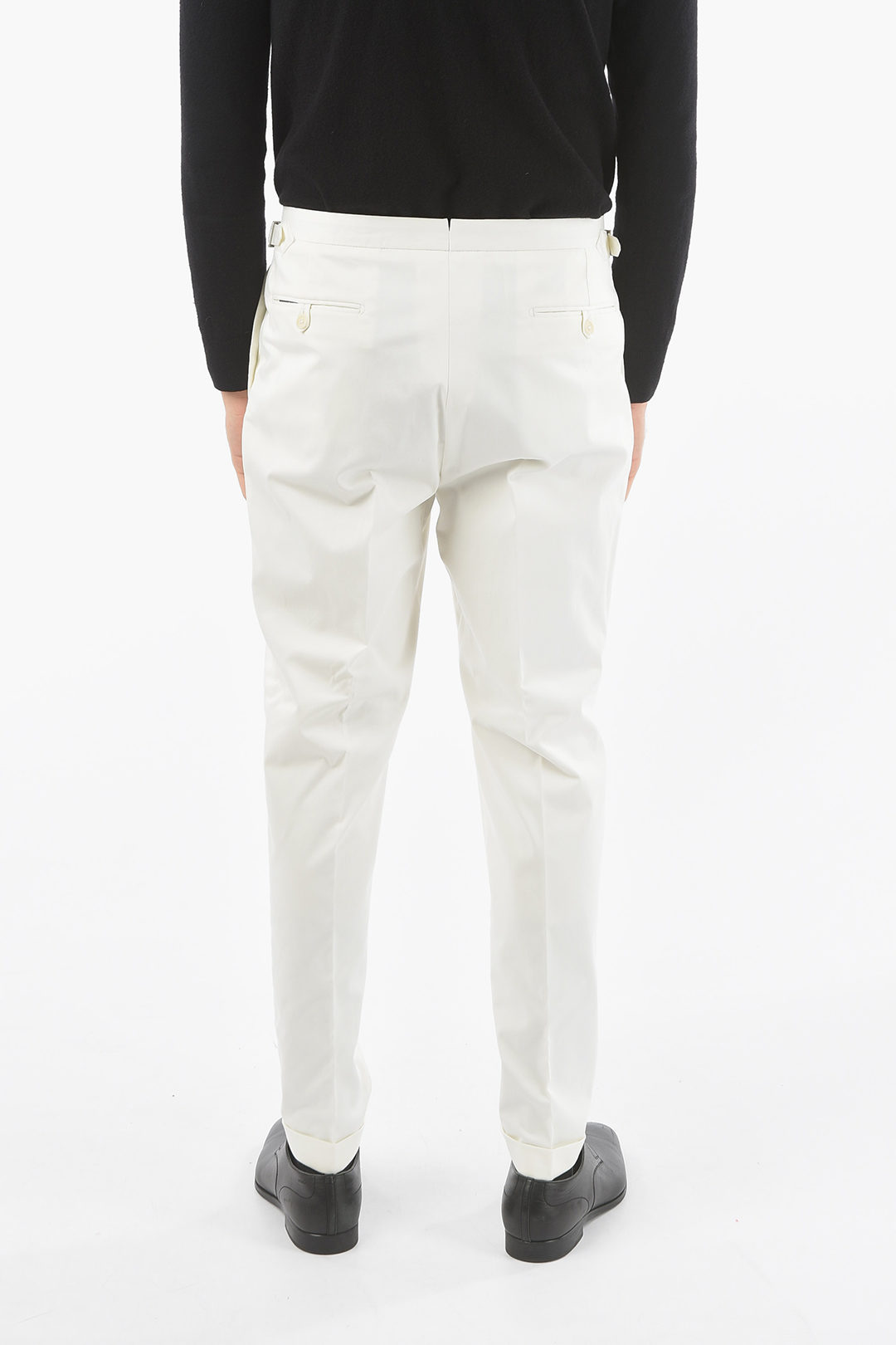Corneliani CC COLLECTION RESET Chino Lined Trousers with Hook and ...