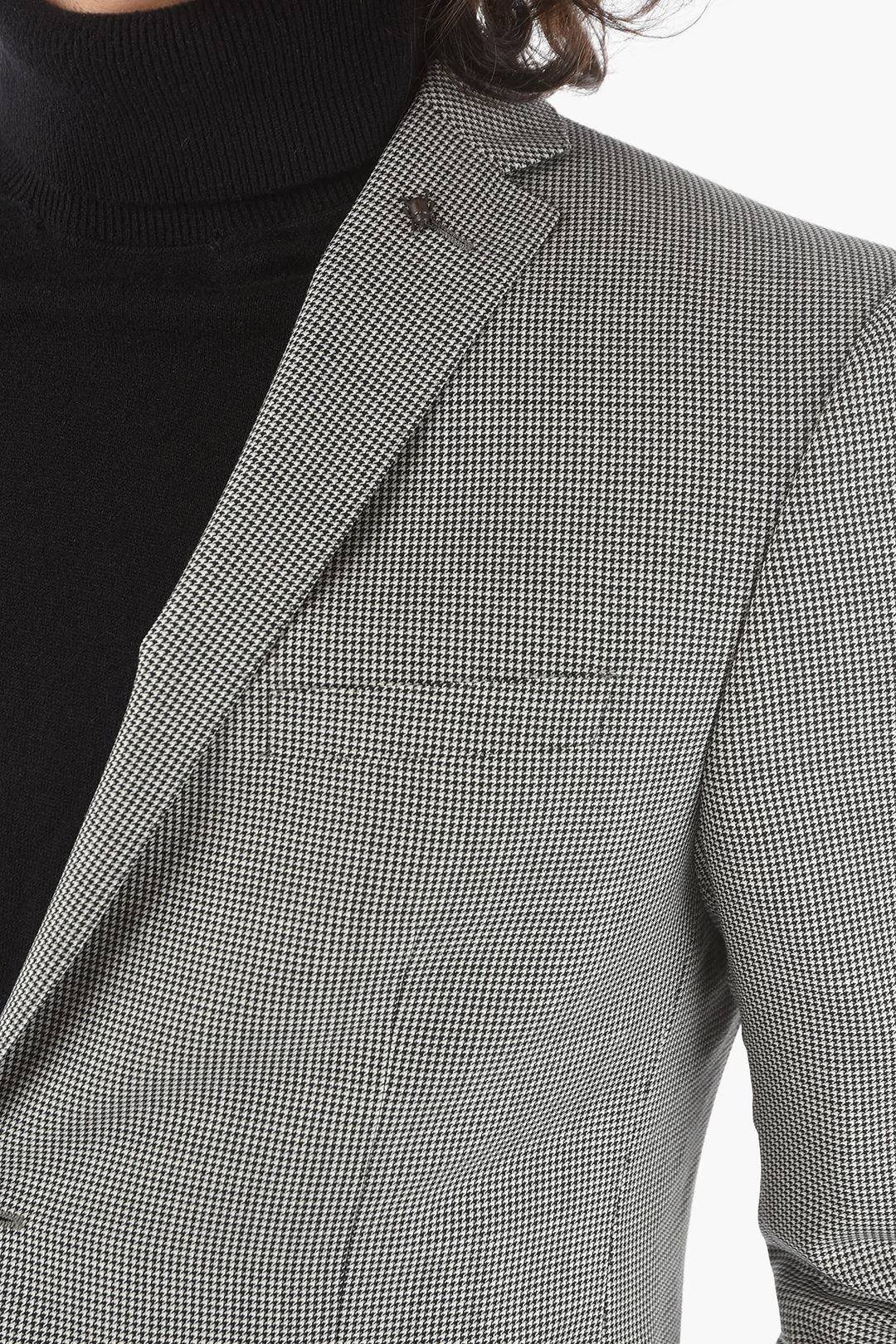 Corneliani CC COLLECTION RESET Lined Houndstooth Suit with Flap Pocket ...