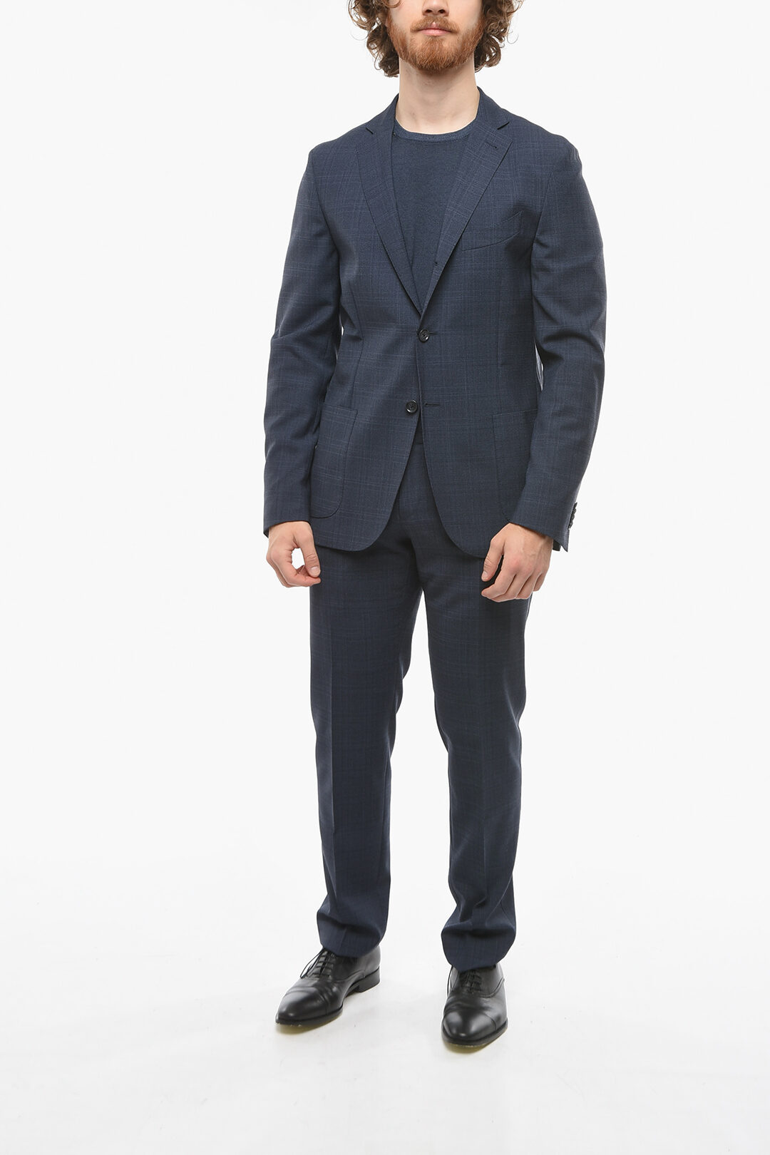 Corneliani CC COLLECTION SMART SUIT District check REWARD SMART Suit ...