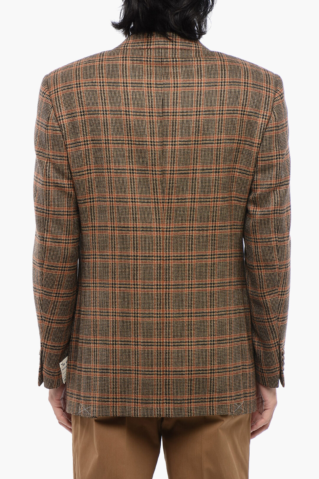 Corneliani CC COLLECTION Virgin Wool Blazer with District Check Pattern ...