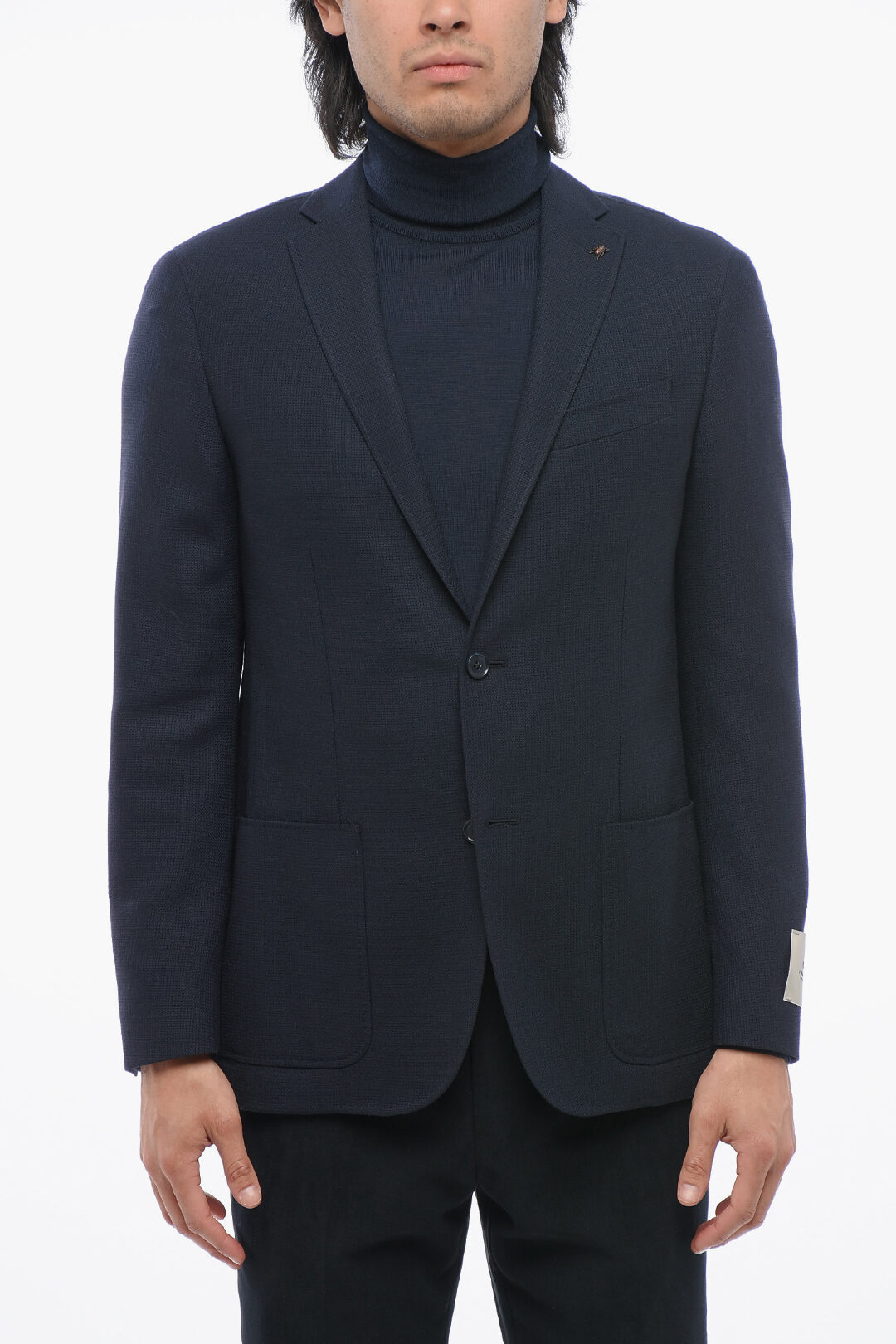 Corneliani CC COLLECTION Virgin Wool Hopsack Blazer men - Glamood Outlet