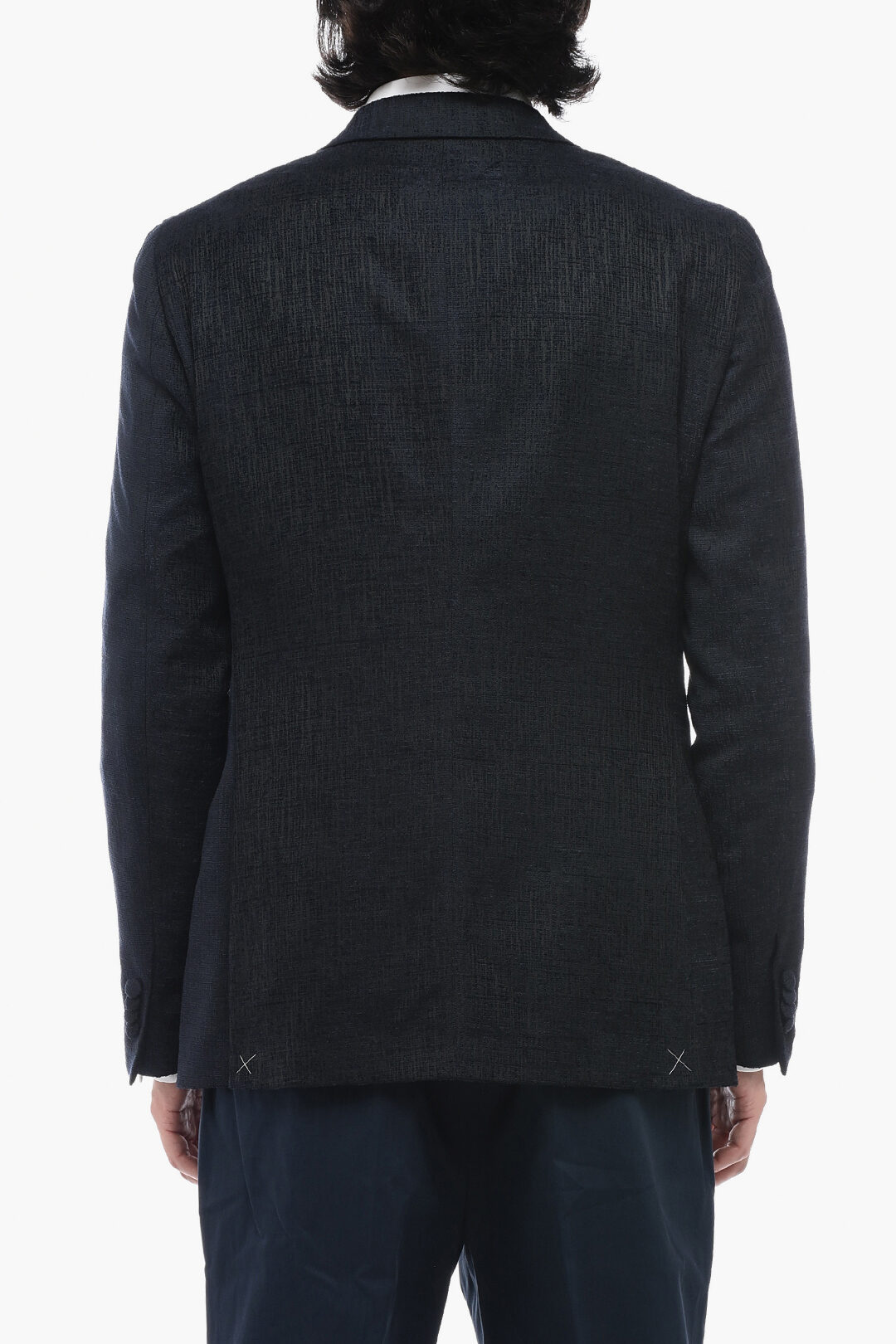 Corneliani CC COLLECTION Viscose-blended Blazer with Welt Pockets men ...