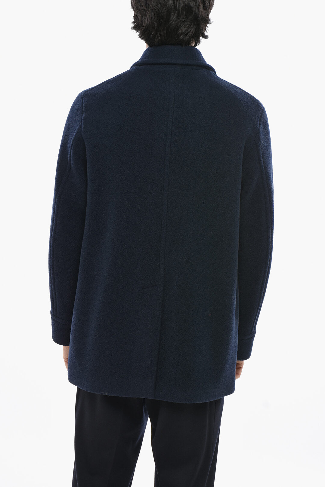 Corneliani CC COLLECTION Wool Blend Full-Zip Coat men - Glamood Outlet