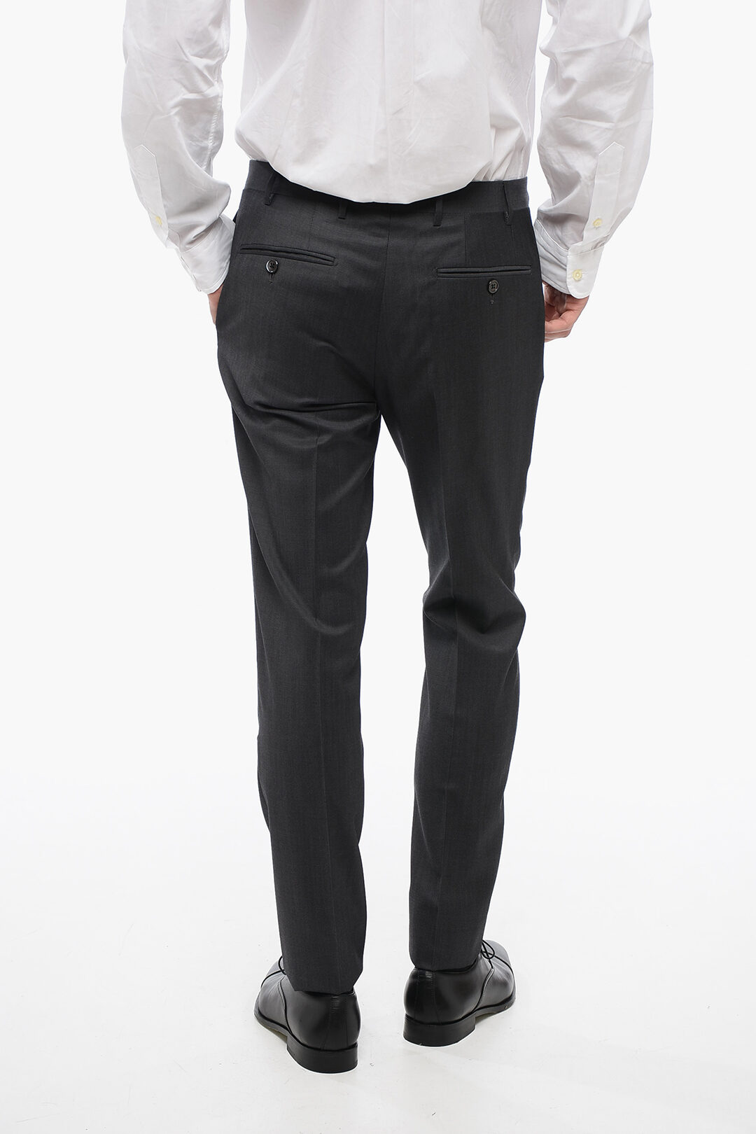 Corneliani Center Vent Peak Lapel CERIM.ACADEMY 3 Piece Waistcoat Suit ...