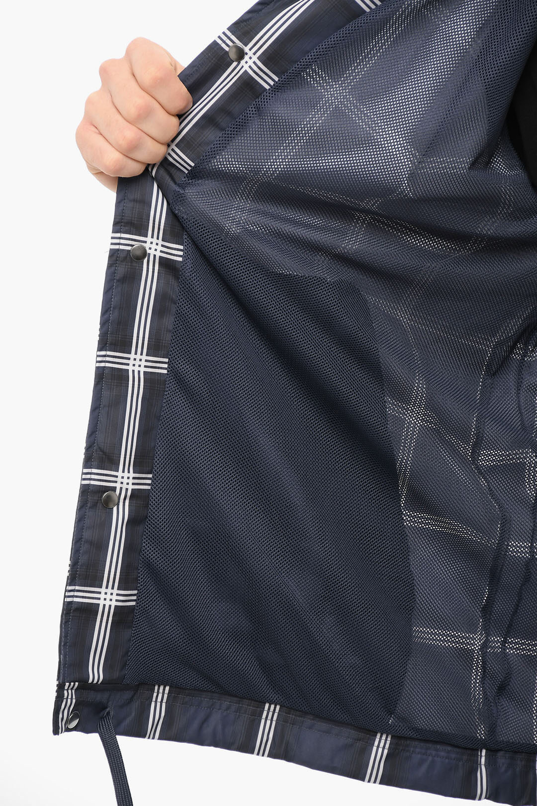 Adidas Check Print Q2 COACH Lined Windbreaker men - Glamood Outlet