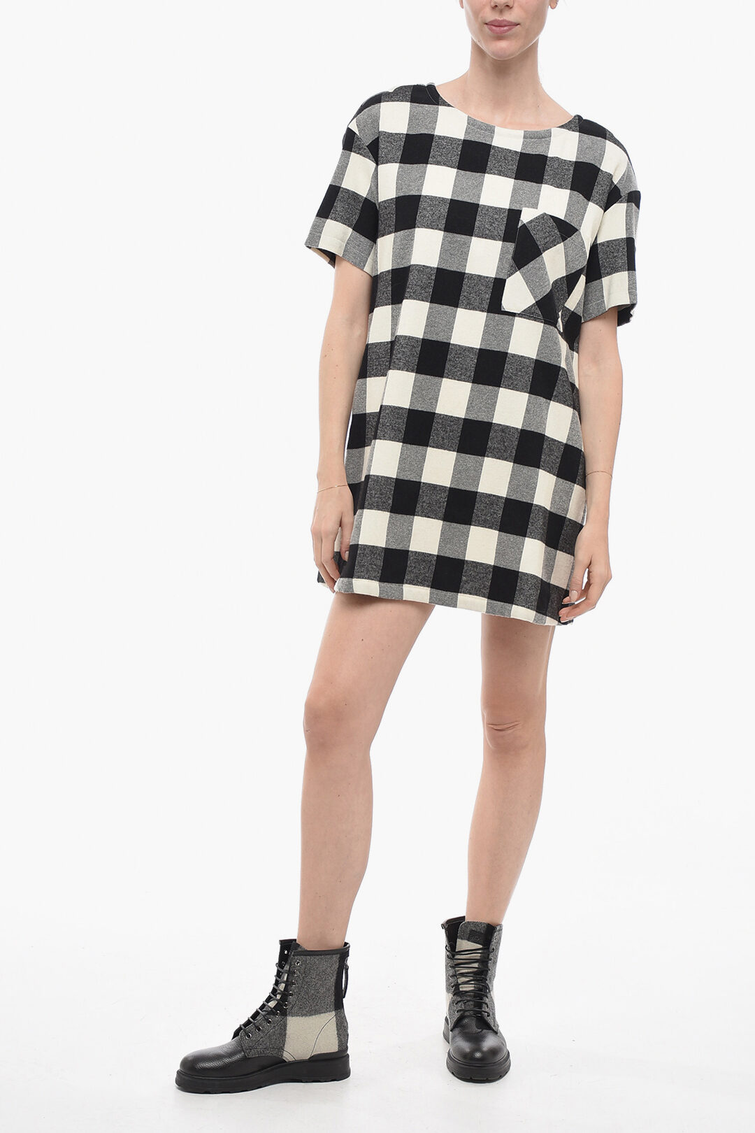 Woolrich Checkered ARCHIVE Dress women - Glamood Outlet