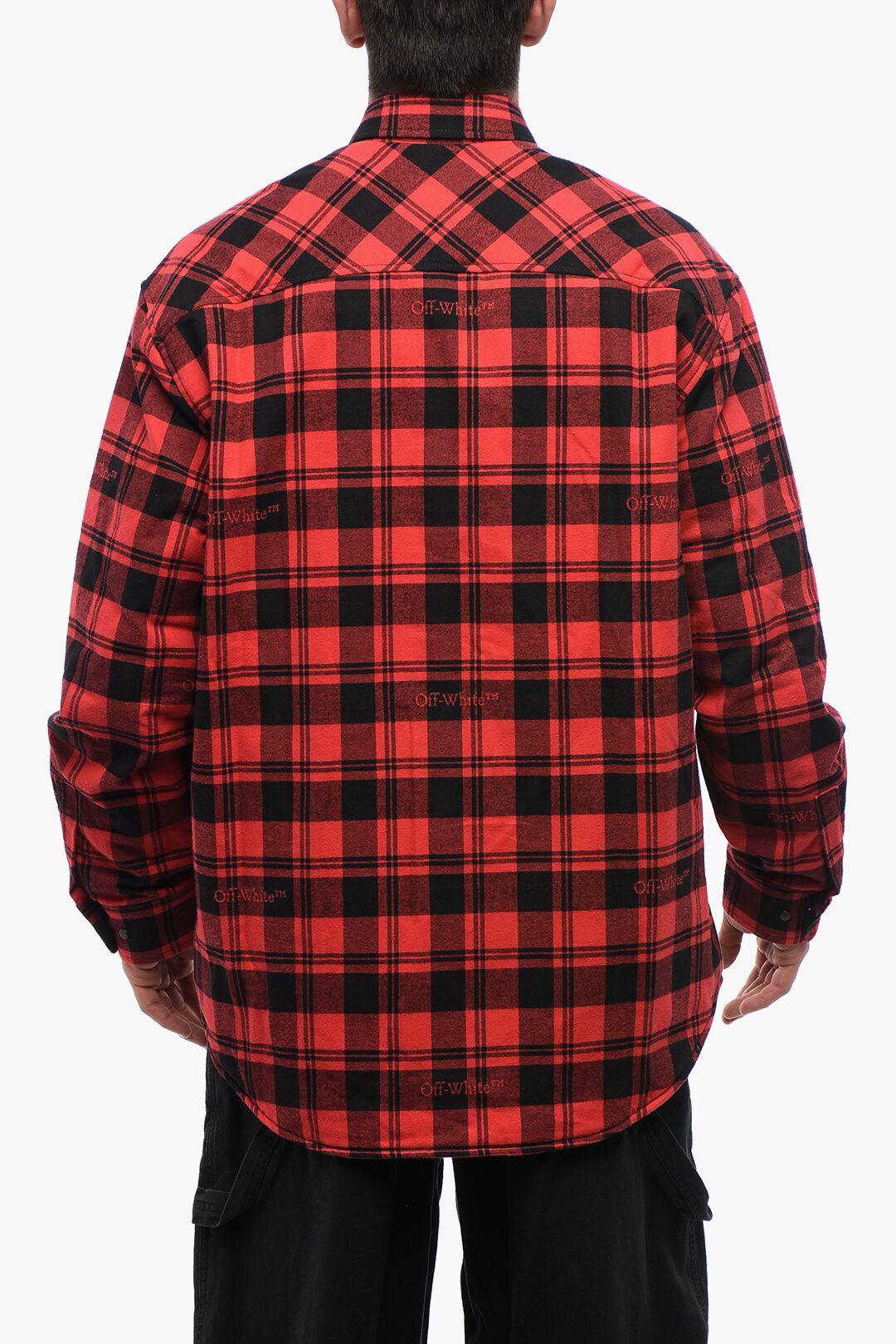Off-White Checkered Lined Flannel Overshirt men - Glamood Outlet